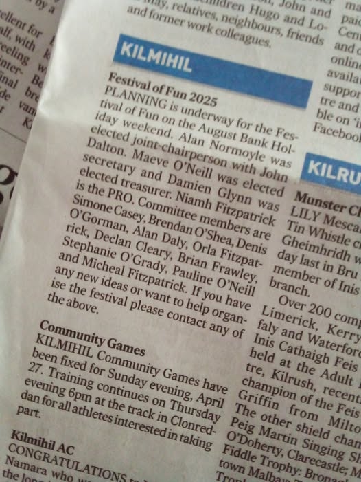 Kilmihil Community – Kilmihil in County Clare, Ireland